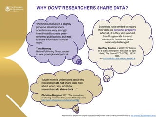 Data sharing and data management – what are they all about? | PPT