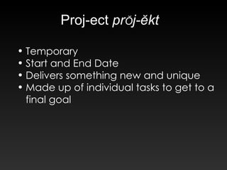 Managing Small Projects in 6 Basic Steps | PPT