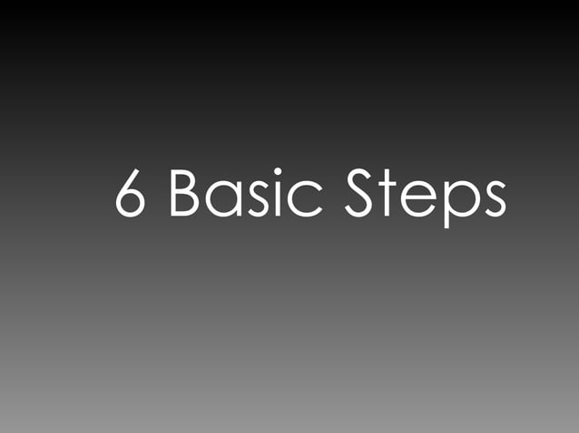 Managing Small Projects in 6 Basic Steps | PPT
