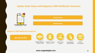 Manage sms in realtime with magento 2 sms notification extension | PPT