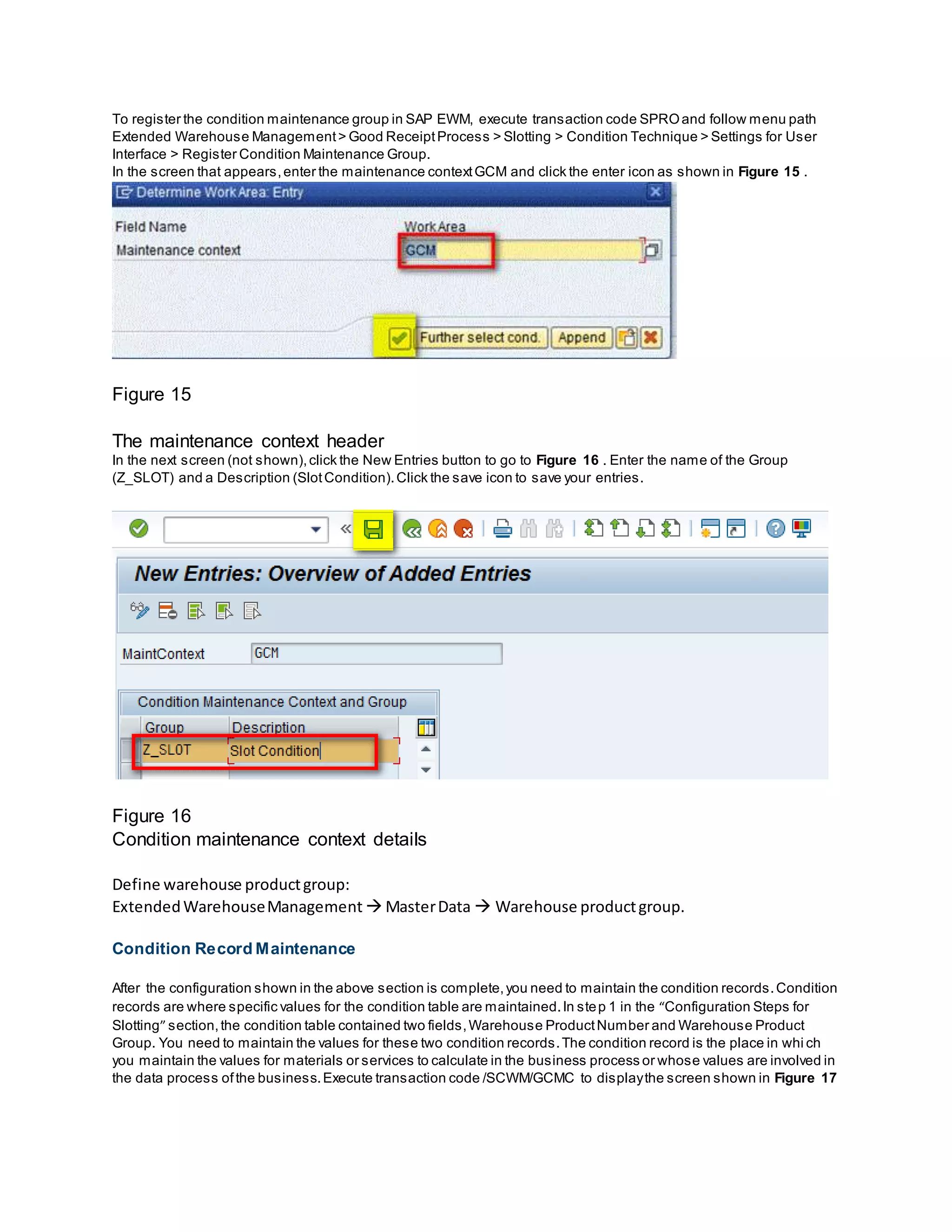 Manage the slotting process in sap ewm | DOCX