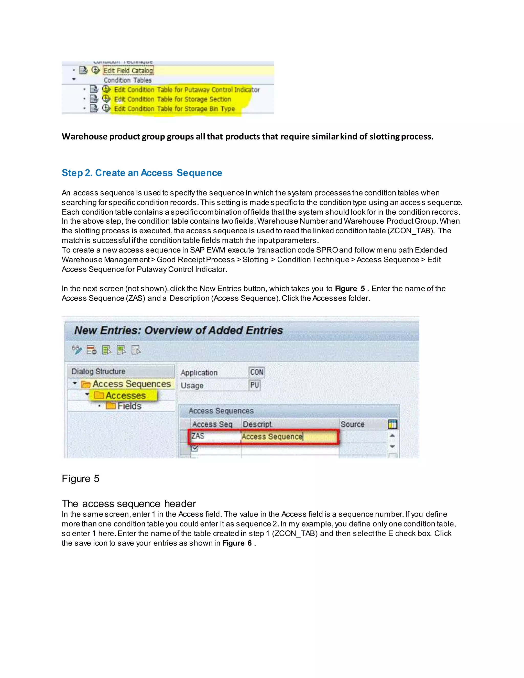Manage the slotting process in sap ewm | DOCX