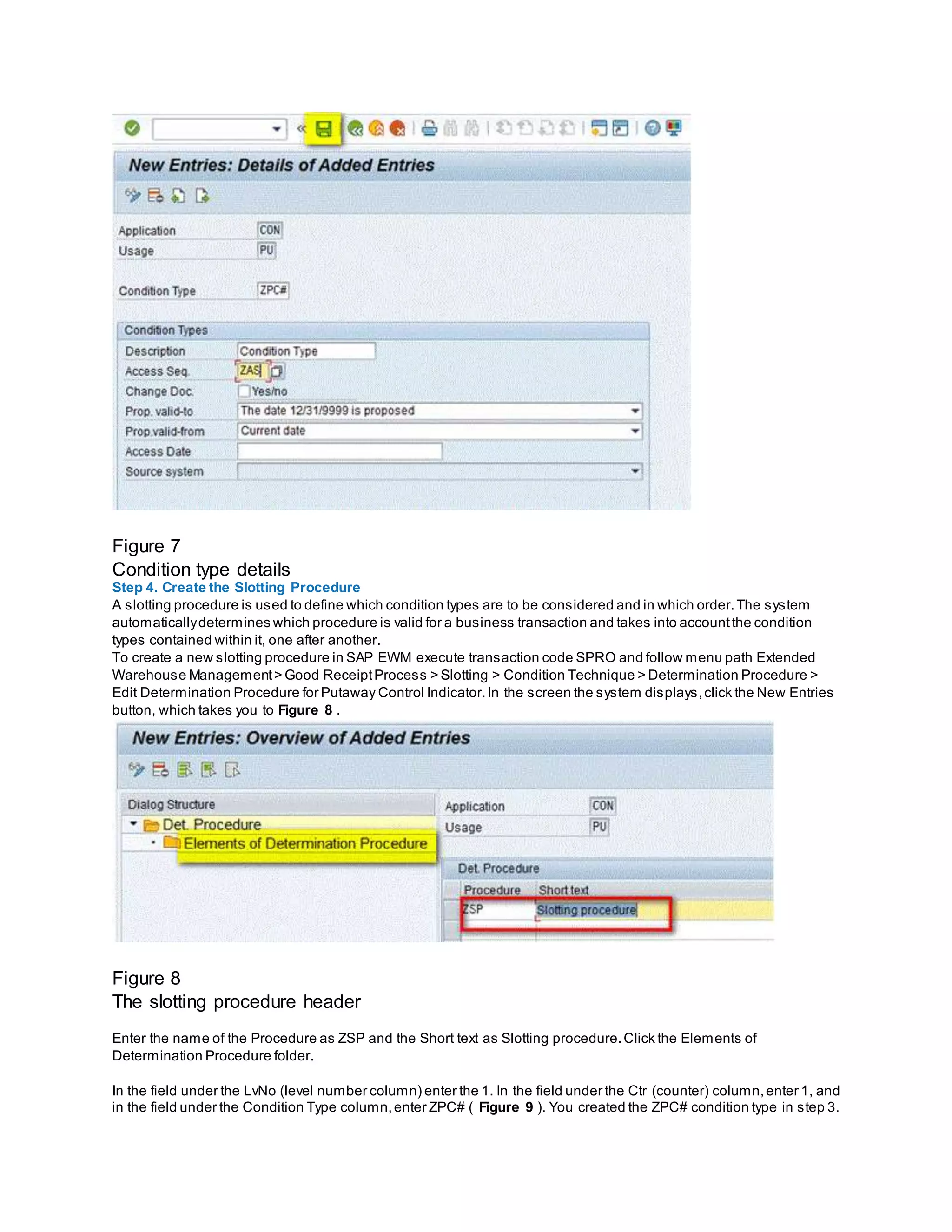 Manage the slotting process in sap ewm | DOCX