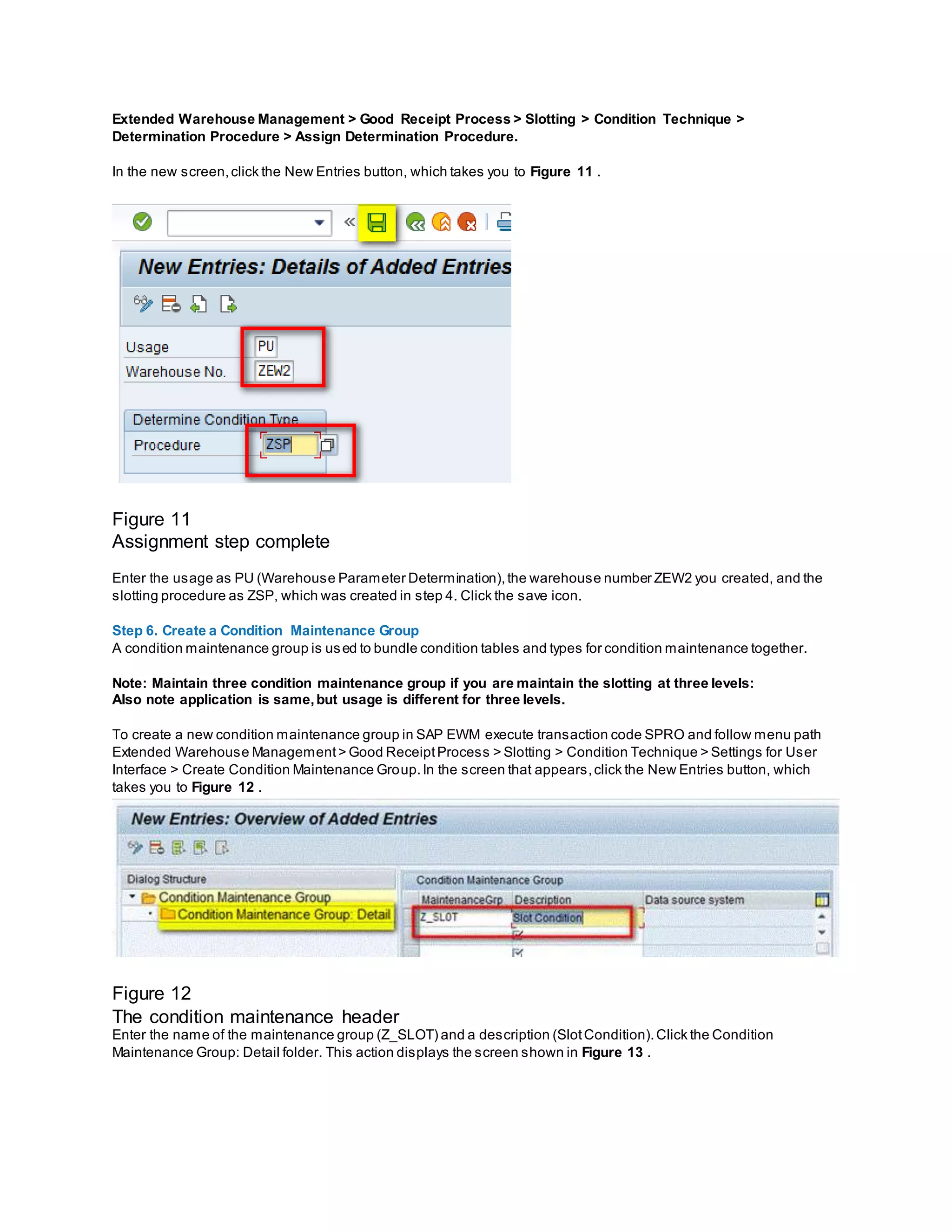 Manage the slotting process in sap ewm | DOCX