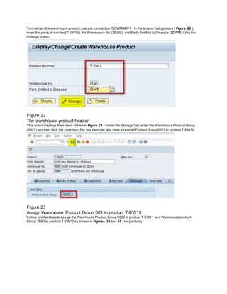 Manage the slotting process in sap ewm | DOCX