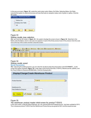 Manage the slotting process in sap ewm | DOCX