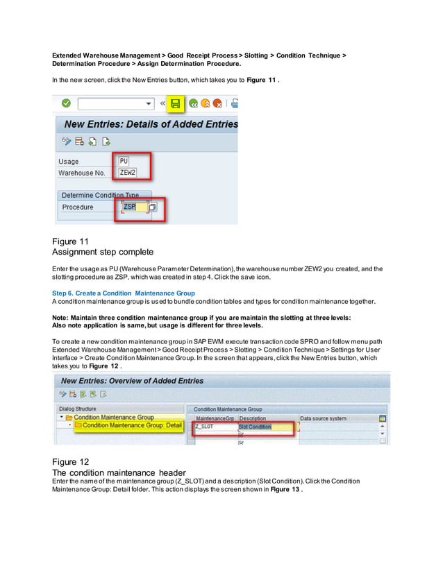 Manage the slotting process in sap ewm | DOCX