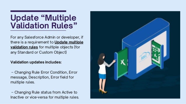 Manage Validation Rules for Multiple Objects in Salesforce | PPT