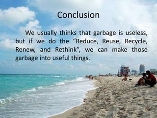 Manage waste into something useful | PPTX | Grocery Shopping | Shopping