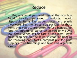 Manage waste into something useful | PPTX | Grocery Shopping | Shopping