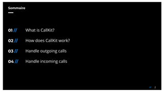Manage your calls with CallKit | PPT