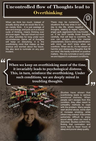 Manage your mind & thoughts | PDF