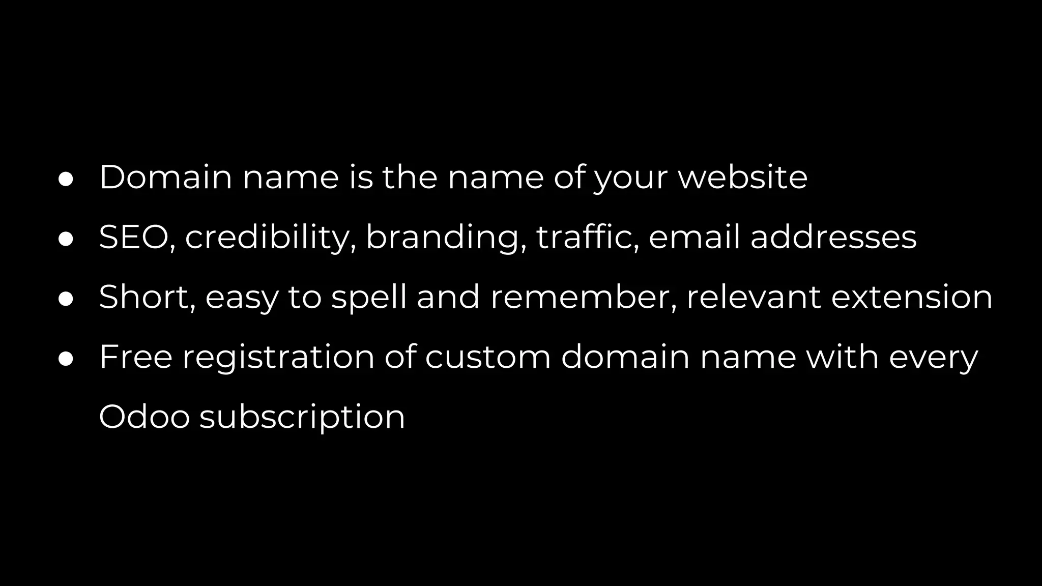 Manage your own Domain Name with Odoo | PPTX