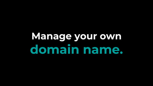 Manage your own Domain Name with Odoo | PPTX
