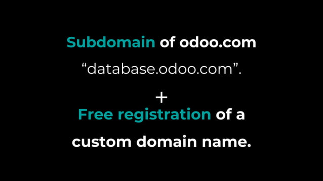 Manage your own Domain Name with Odoo | PPTX