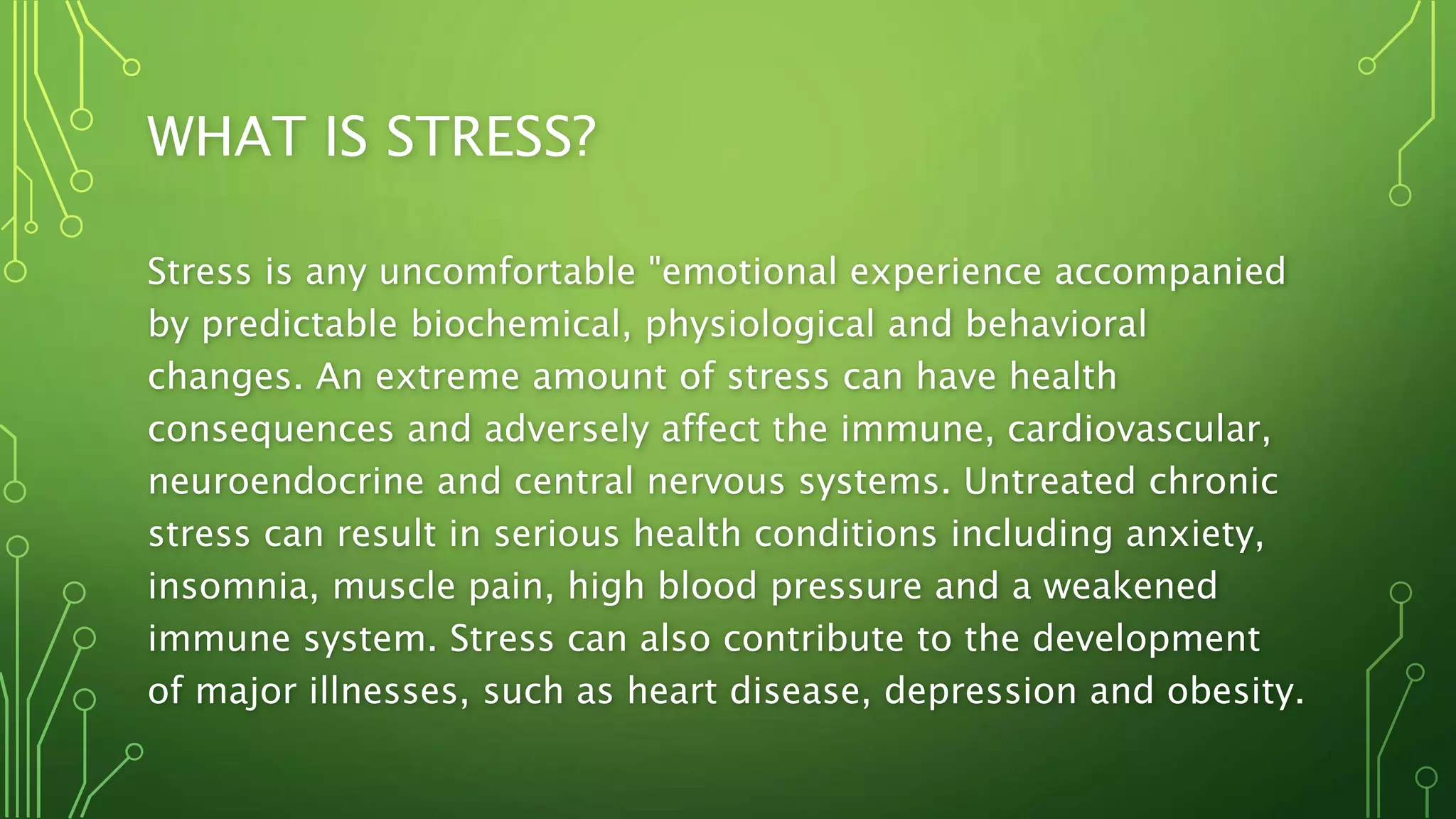 Manage your stress and anxiety with calm | PPT