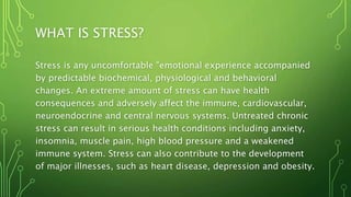 Manage your stress and anxiety with calm | PPT