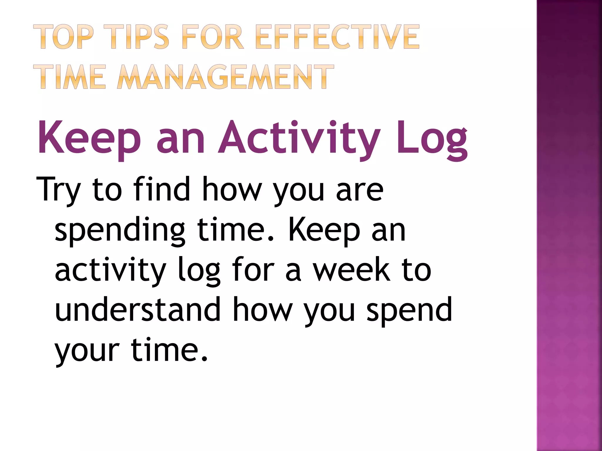 Manage Your Time Subhajit Mondal | PPT