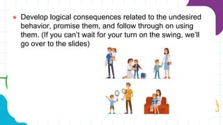 managing children's behavior at home, school and during classes | PPTX