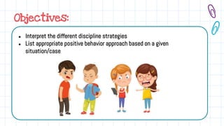 managing children's behavior at home, school and during classes | PPTX