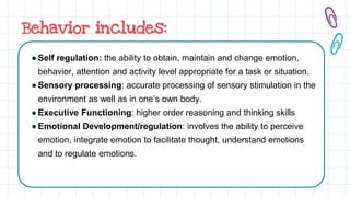 managing children's behavior at home, school and during classes | PPTX