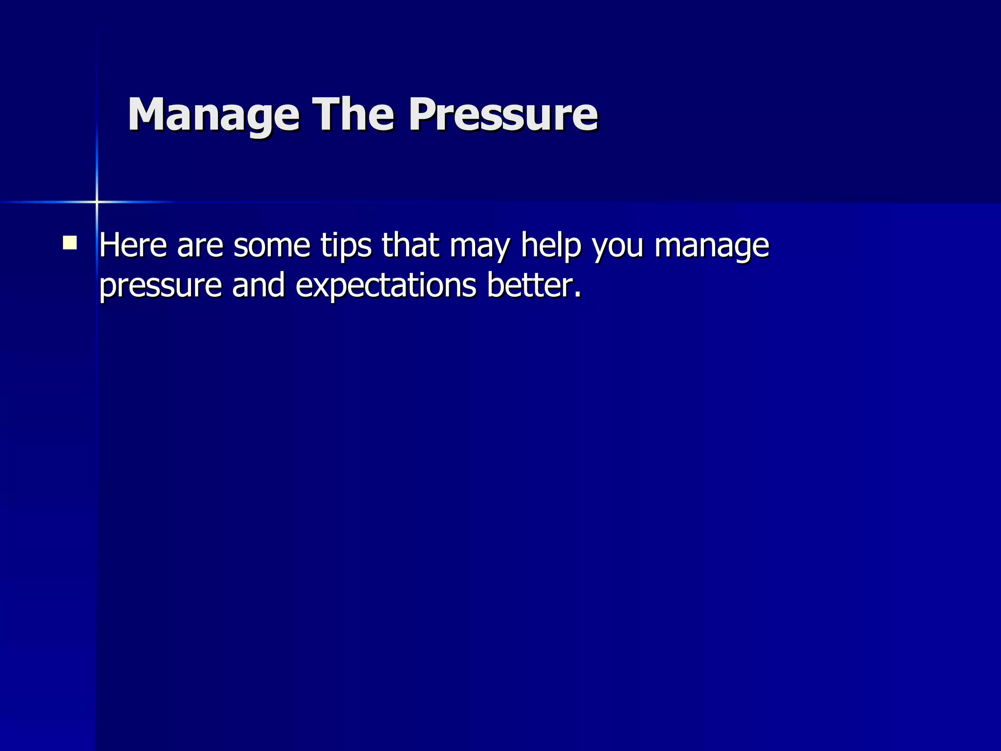 Managing Expectations | PPT