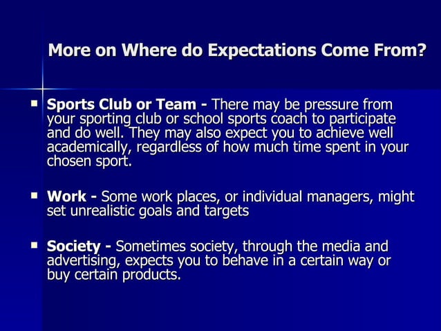 Managing Expectations | PPT