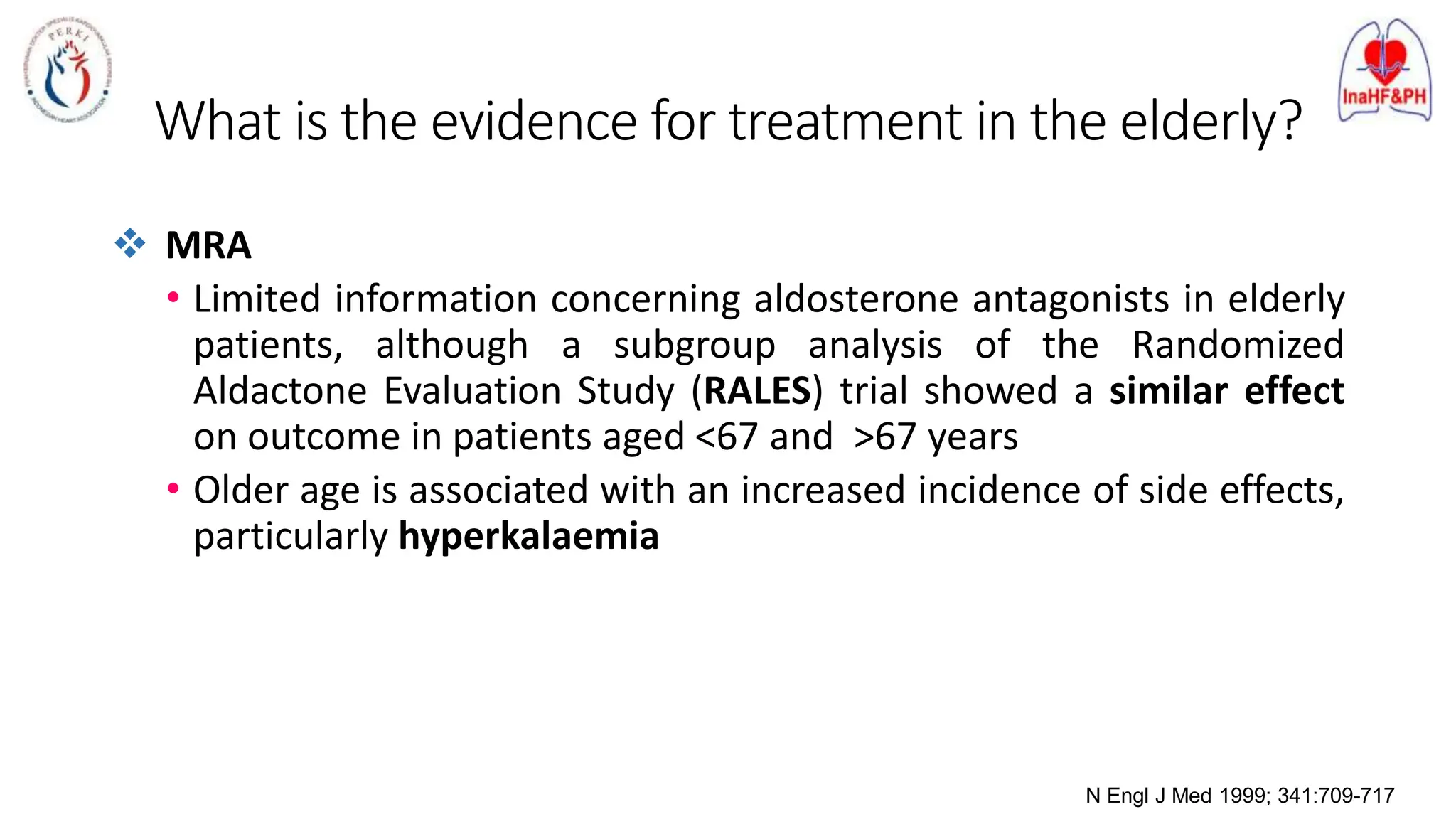 Managing heart failure in eldery presentation | PDF