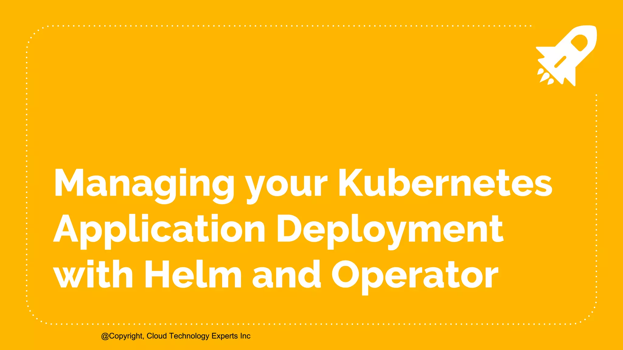 Managing Kubernetes Deployment With Operators Ppt