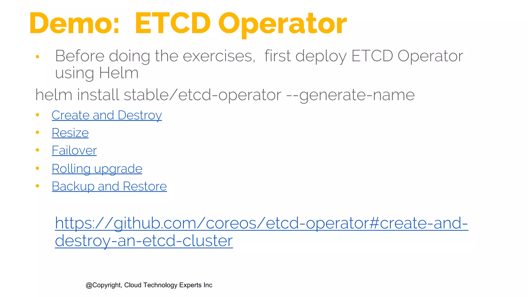 Managing Kubernetes Deployment With Operators Ppt