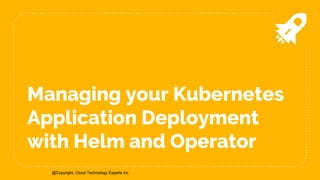 Managing kubernetes deployment with operators | PDF | Cloud Computing ...
