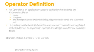 Managing kubernetes deployment with operators | PDF | Cloud Computing ...