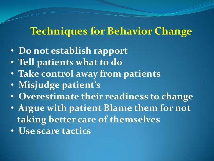 Managing patient behaviour towards lifestyle Modification