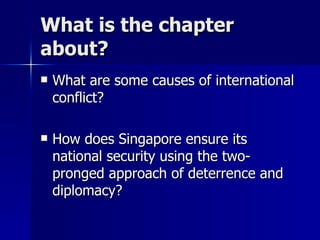 Managing Peace And Security | PPT