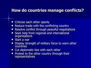 Managing Peace And Security | PPT
