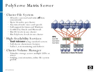 Managing Sql Sprawl With Hp Poly Serve | PPT