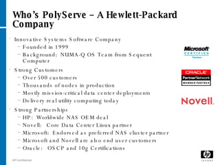 Managing Sql Sprawl With Hp Poly Serve | PPT