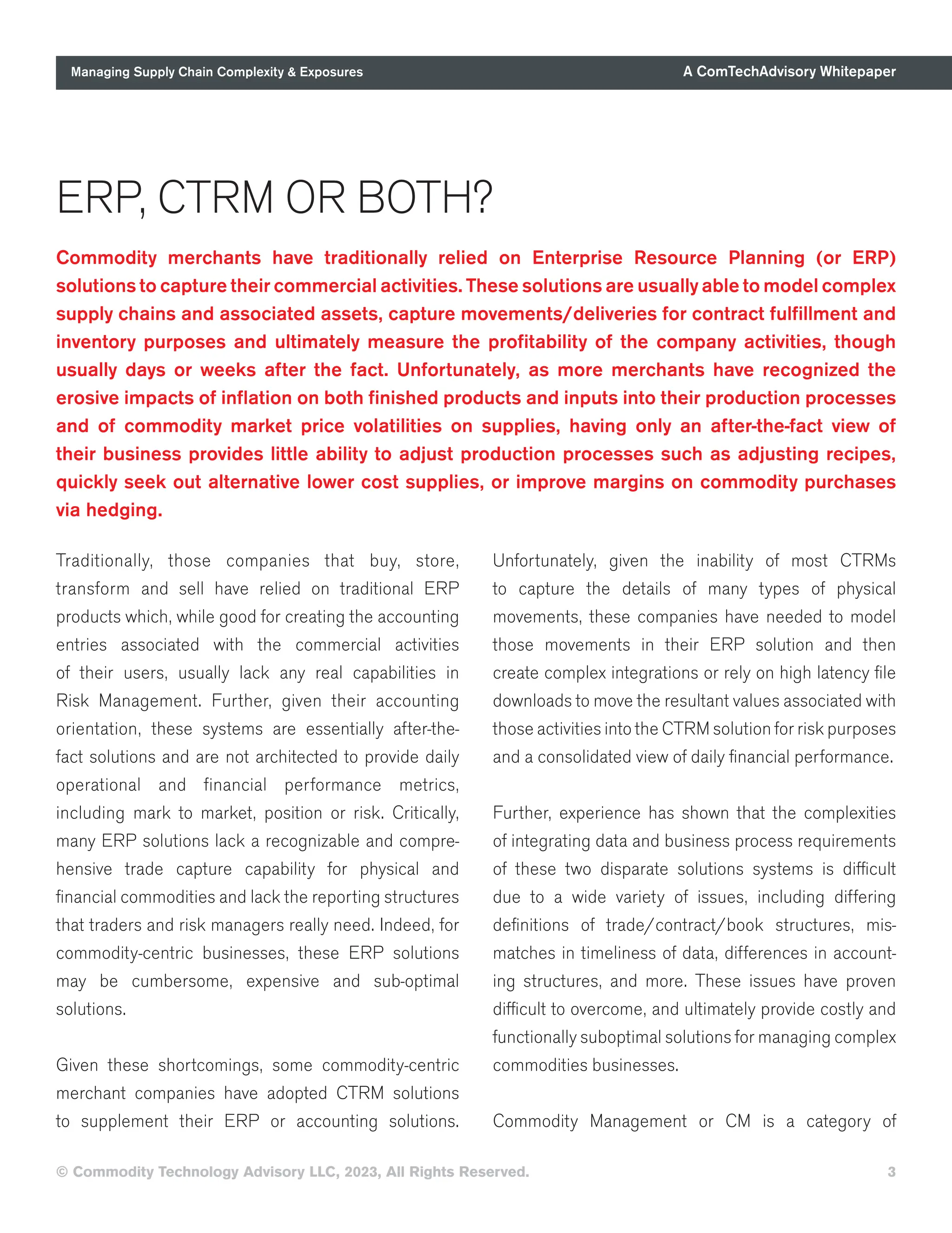 Managing Supply Chain Complexity & Exposures | PDF