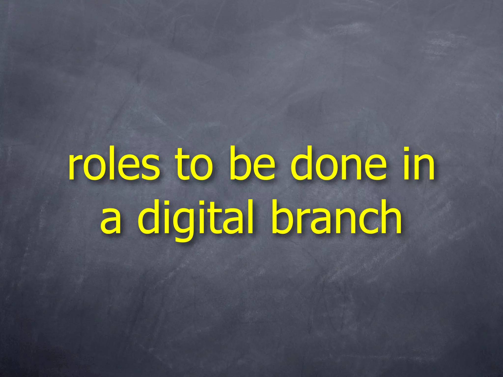Managing the Digital Branch | PDF