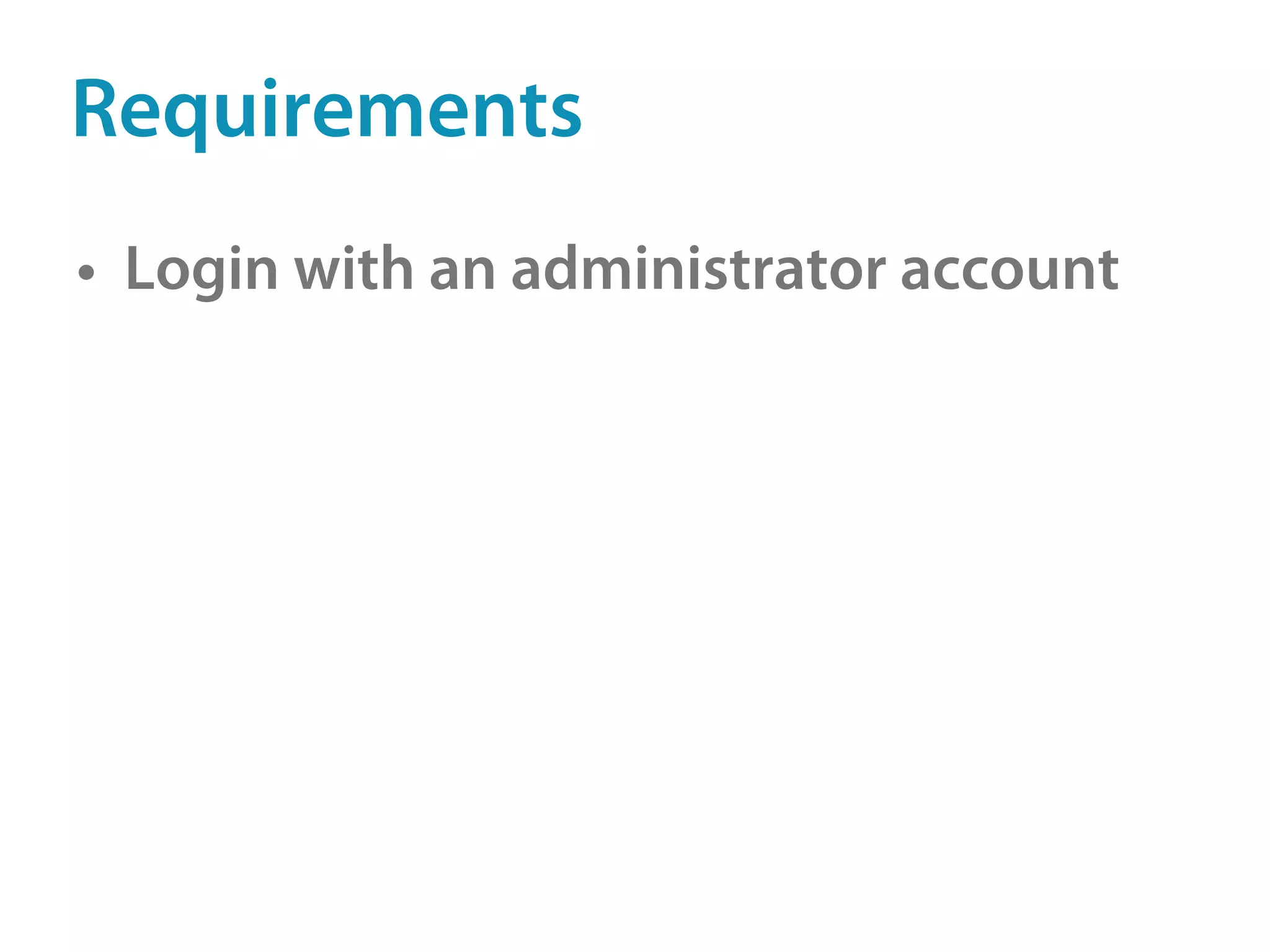Managing Users and Groups | PPT