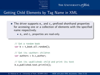 Managing XML documents with Epsilon | PDF