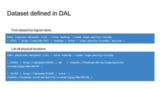 Managing 100s of PetaBytes of data in Cloud | PPTX