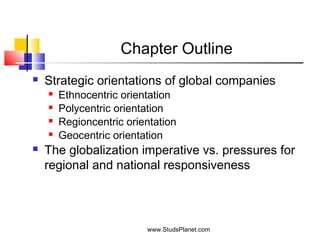 Managing across culture | PPT | Large Business | Business