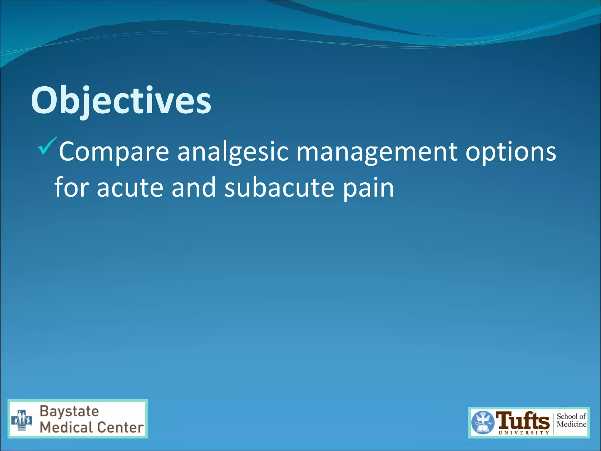 Managing Acute Pain | PPT