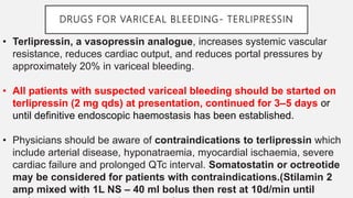 Managing acute upper gi bleeding | PPTX