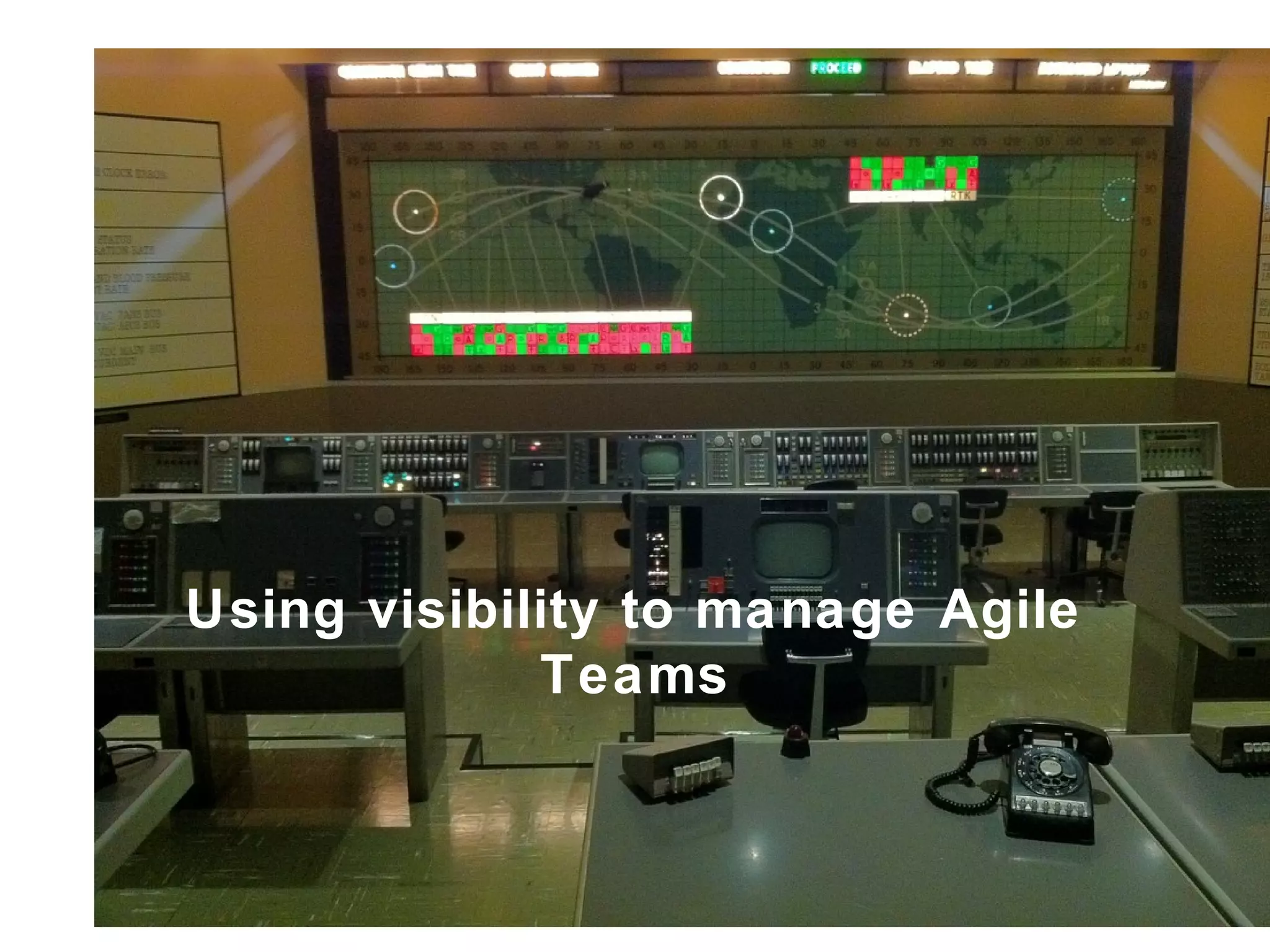 Managing agile teams through visualization | PPT