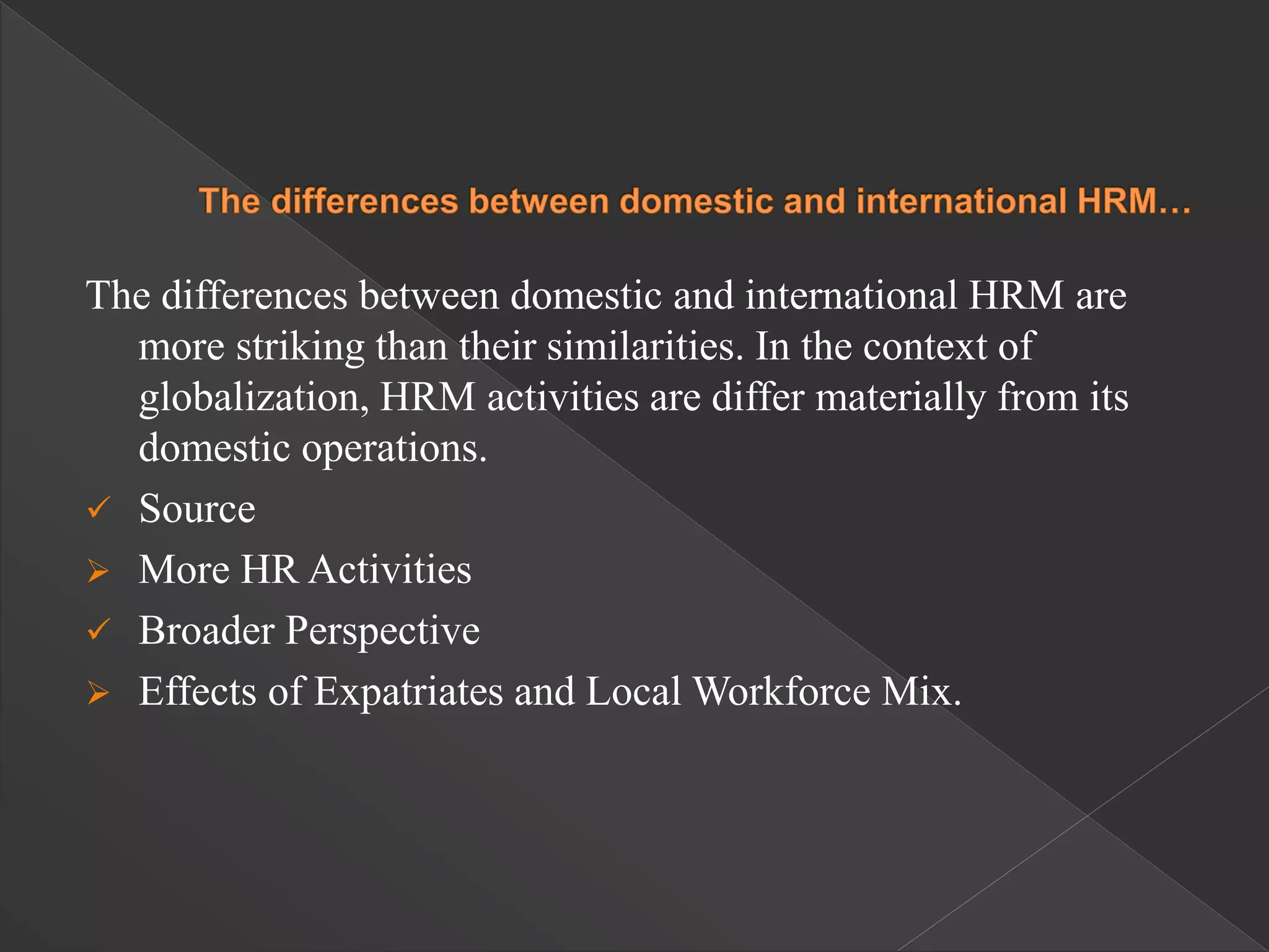 Managing a global workforce | PPTX