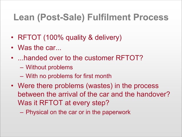 Managing a Lean Sales Process | PPT
