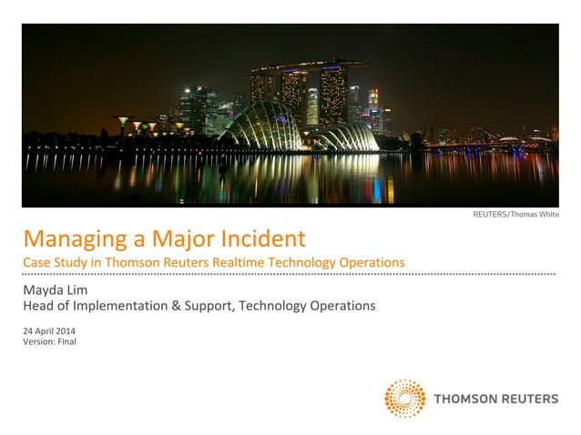 Managing a Major Incident | PDF