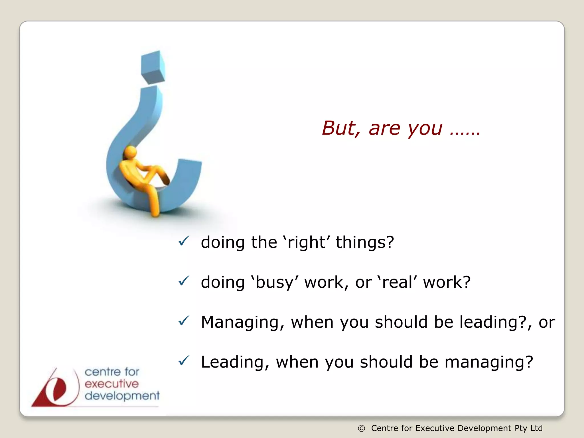 Managing and Leading slideshare | PPTX